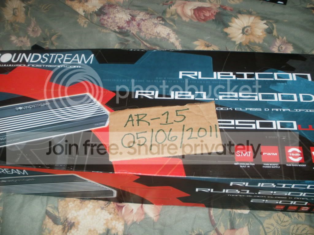 BNIB Soundstream Rubicon 2500.1D FS/T | Car Audio Classifieds!